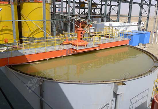 150tpd gold thickener model
